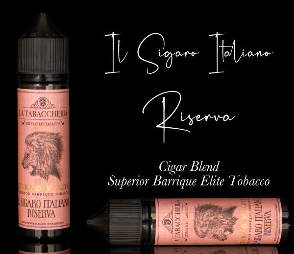 Tobacco Extract – Extra Dry 4Pod – Original White – Il Sigaro Italiano Riserva 20ml - La Tabaccheria